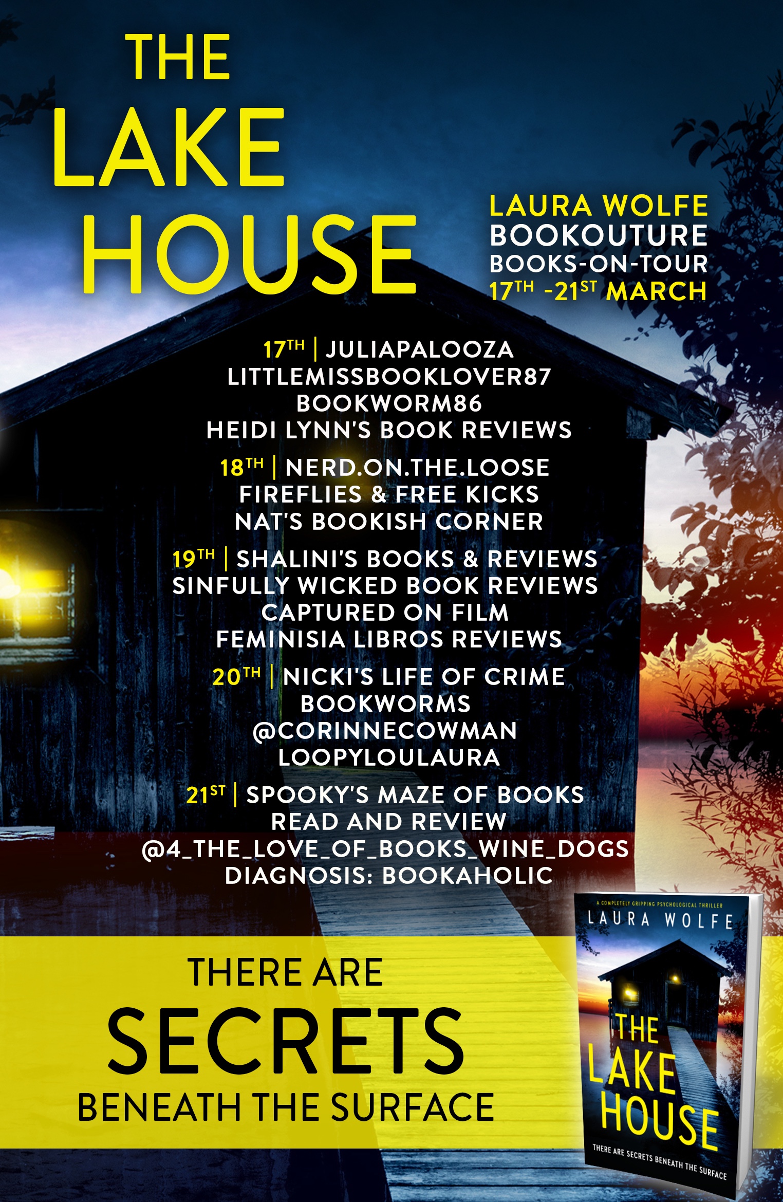 #BlogTour The Lake House by Laura Wolfe #TheLakeHouse @LauraWolfeBooks ...
