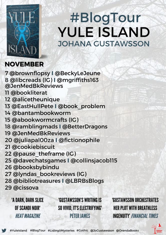 #BlogTour Yule Island by Johana Gustawsson #YuleIsland @JoGustawsson ...
